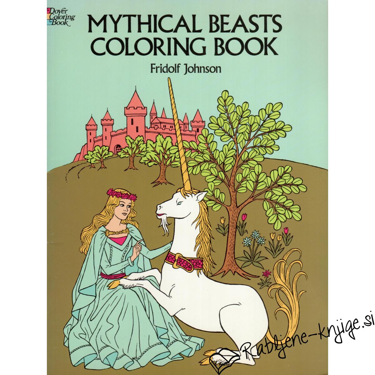 Mythical beasts coloring book