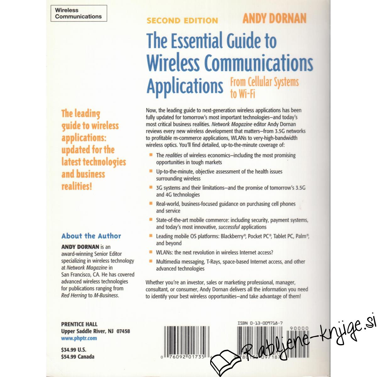 The essential guide to wireless communications applications
