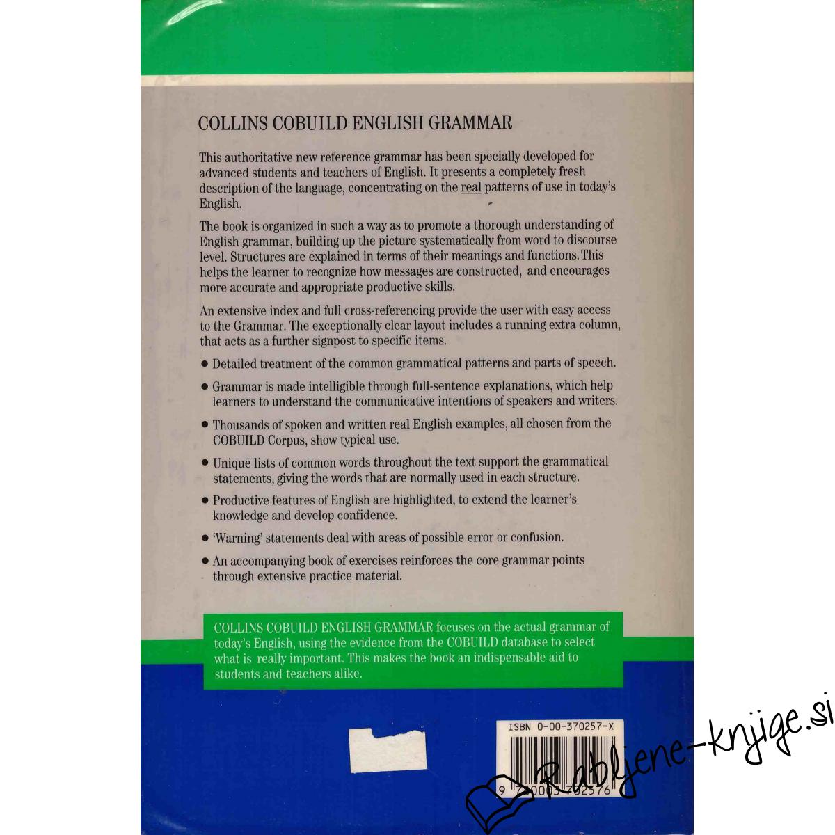 Collins cobuild english grammar